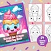 Kawaii Ice Cream Coloring Book, Kids Coloring Pages, Adult Coloring ...