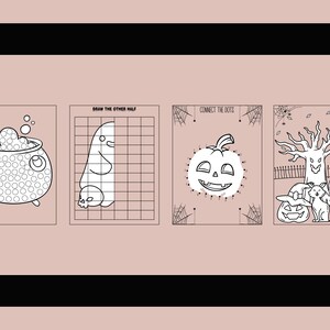 Halloween Activity Book, Halloween, Halloween Coloring Pages, Mazes ...