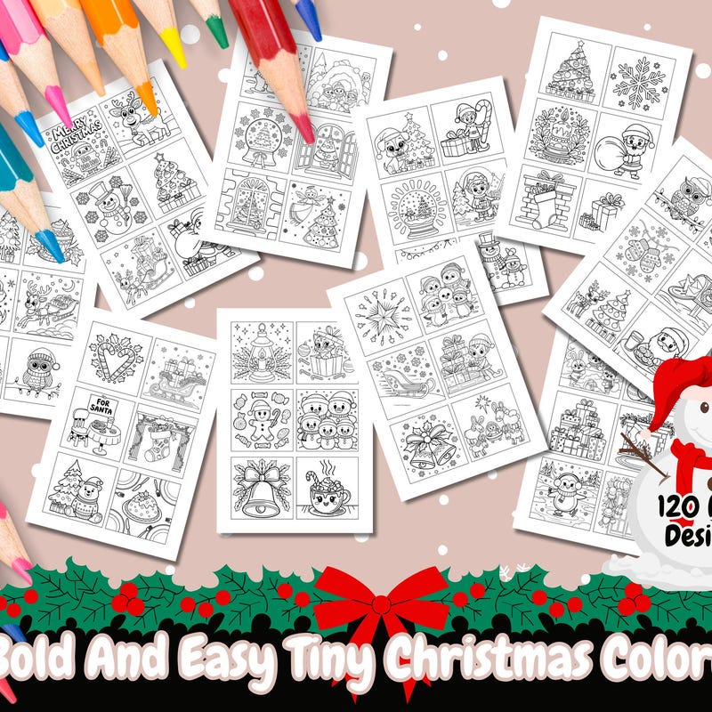 Christmas Mini Books - Etsy