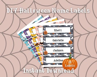 Desk Name Labels, Classroom Name Labels, Cubby Label, Name Tags, Back ...