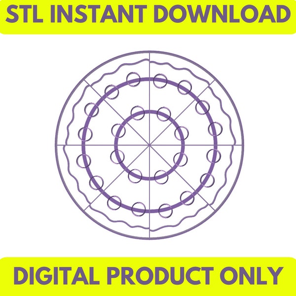 Pizza Stl File - Etsy
