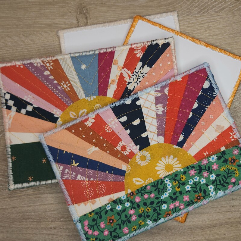 Fabric Greeting Card - Etsy