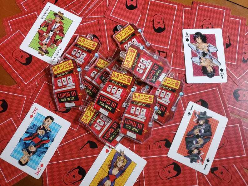 Lupin III | Lupin Jackpot Keychain - Etsy