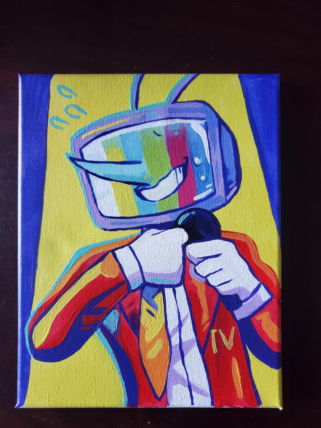 Deltarune | Tenna | Original Fanart Painting - Etsy