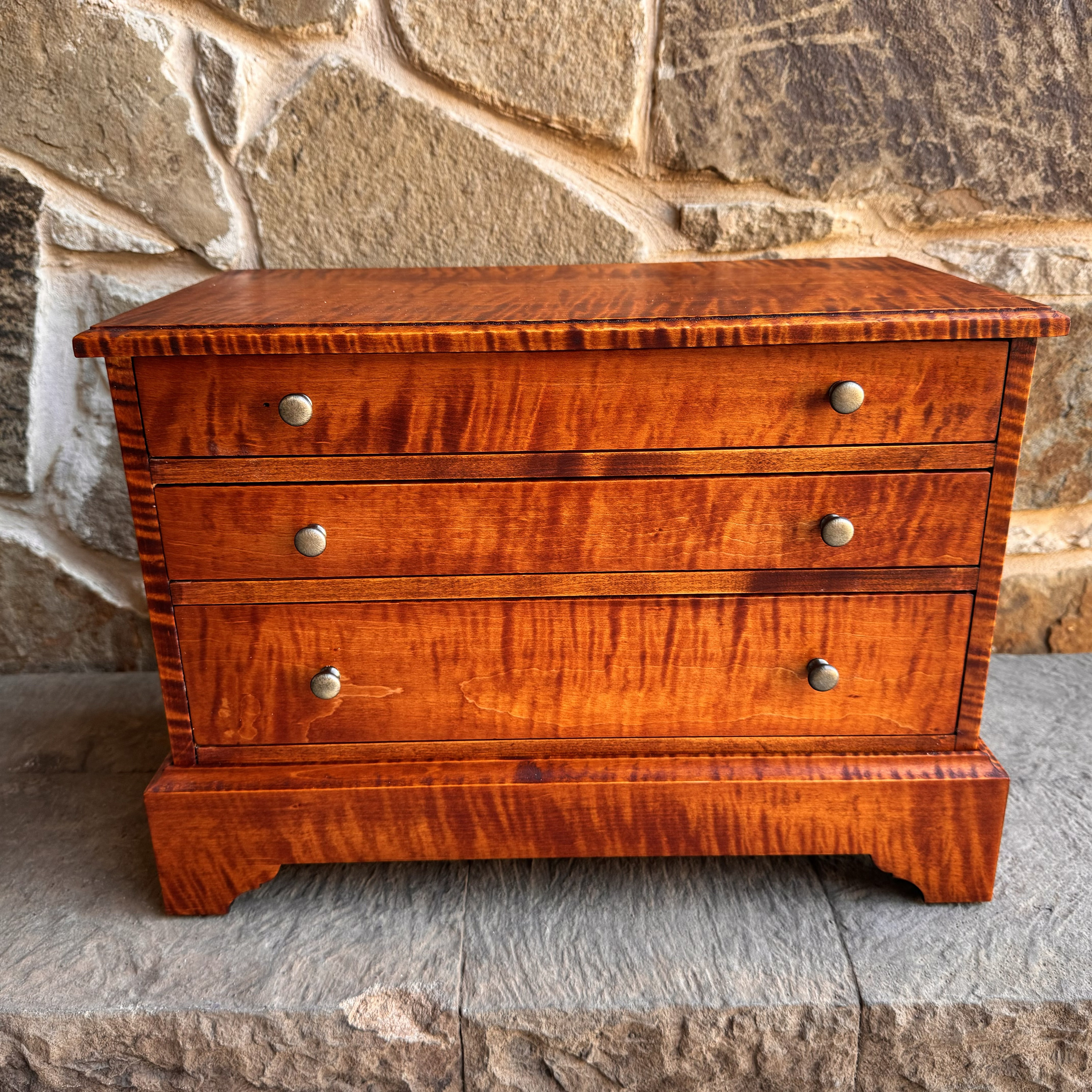 Small Chest With Hidden Drawer, Secret Compartment Wooden Jewelry Box ...