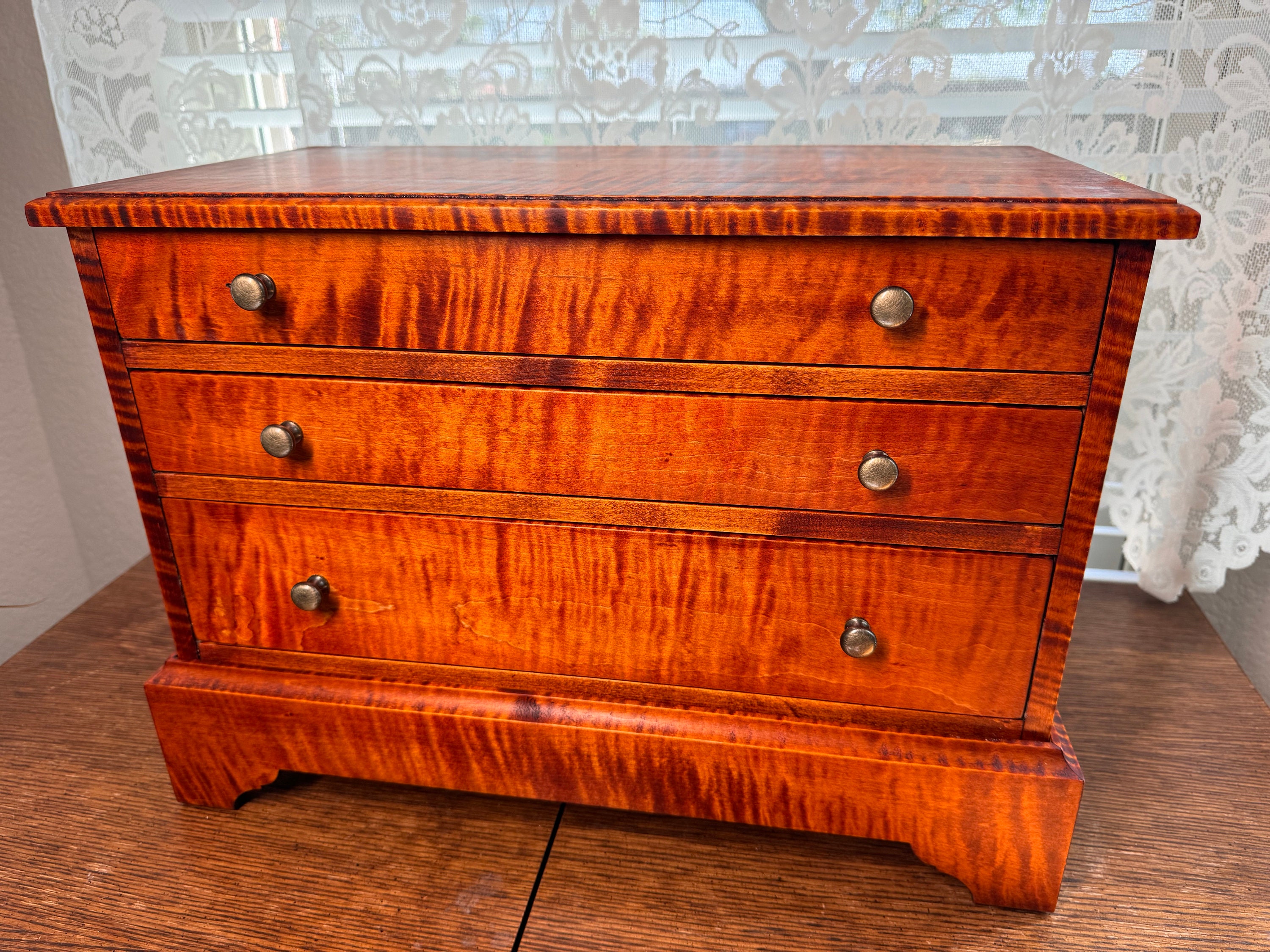 Small Chest With Hidden Drawer, Secret Compartment Wooden Jewelry Box ...