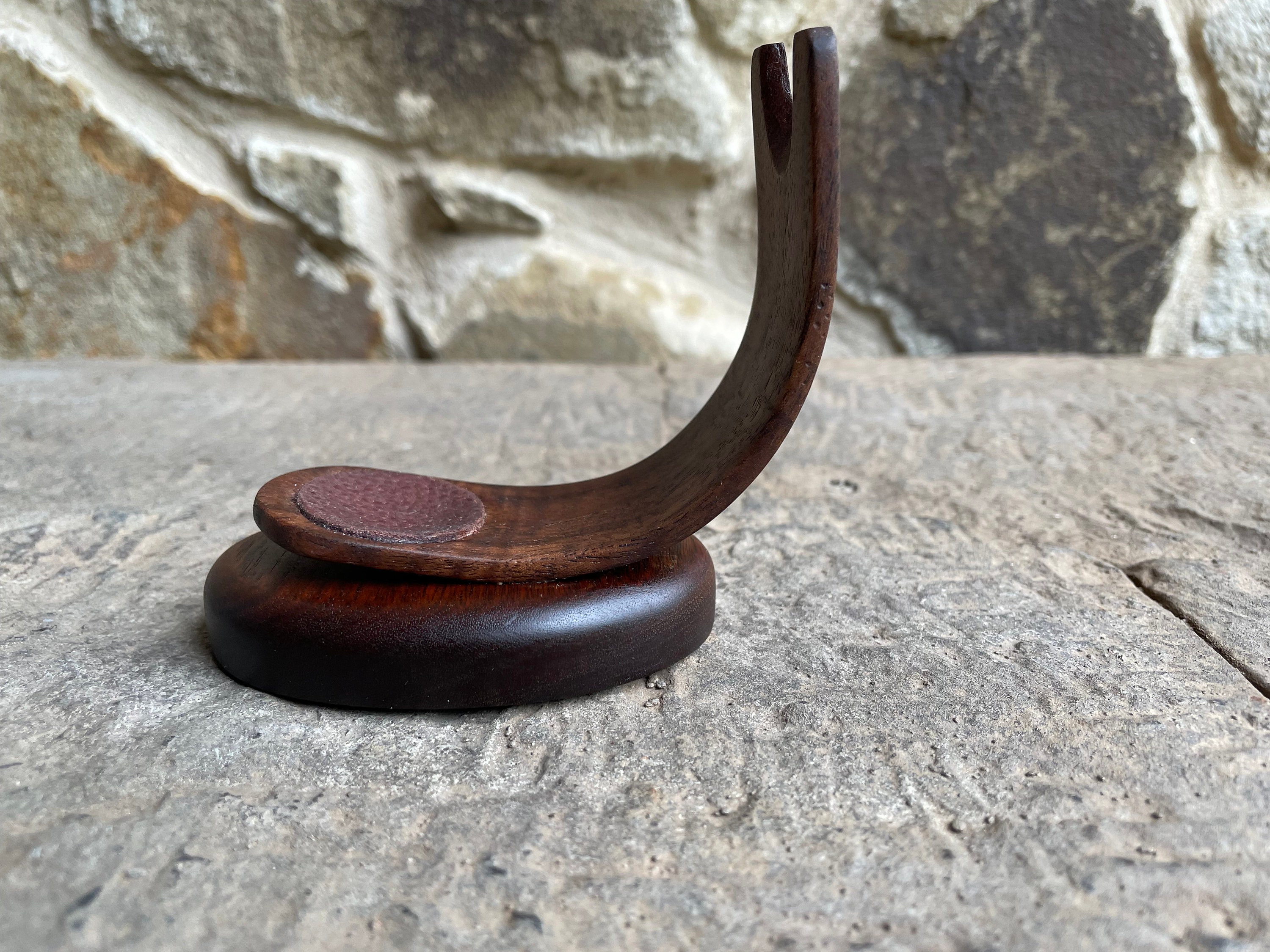 Wooden Pipe Stand/ Pipe Display/ Handmade Walnut & Ipe Wood - Etsy