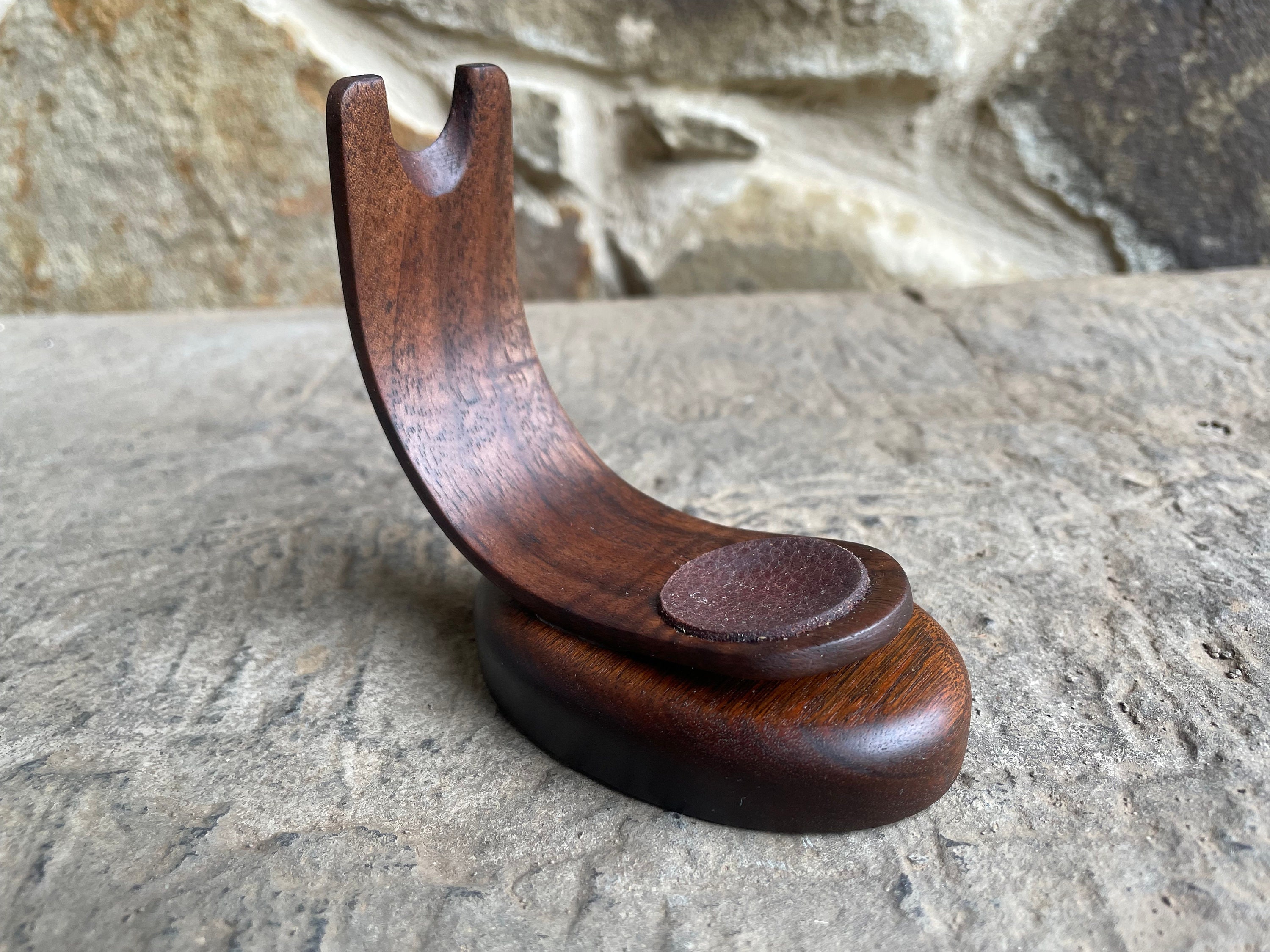 Wooden Pipe Stand/ Pipe Display/ Handmade Walnut & Ipe Wood - Etsy