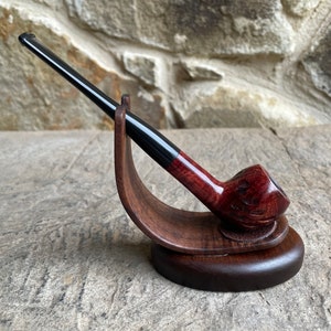 Wooden Pipe Stand/ Pipe Display/ Handmade Walnut & Ipe Wood - Etsy