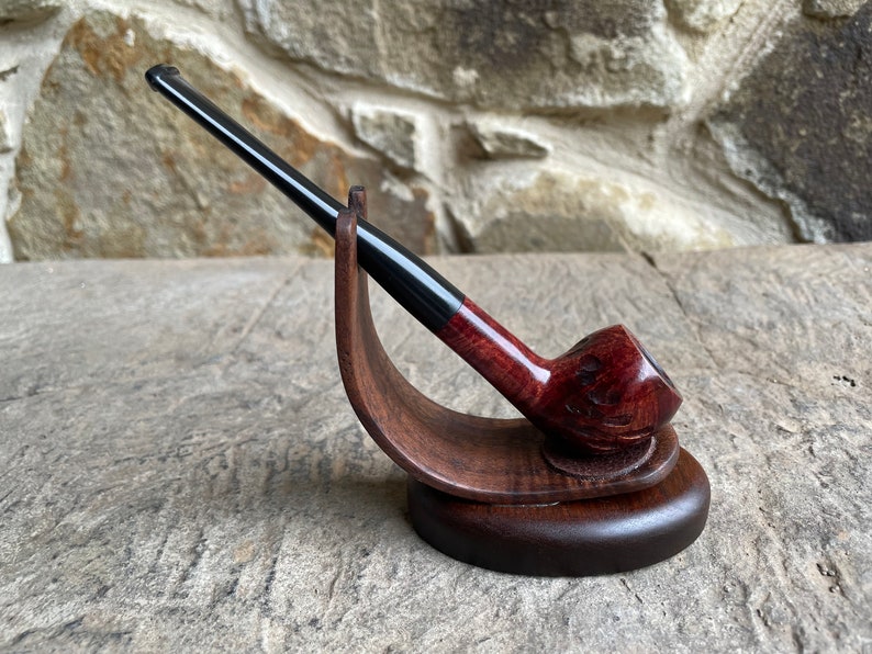 Wooden Pipe Stand/ Pipe Display/ Handmade Walnut & Ipe Wood - Etsy