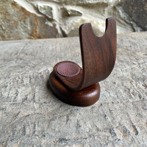 Wooden Pipe Stand/ Pipe Display/ Handmade Walnut & Ipe Wood - Etsy