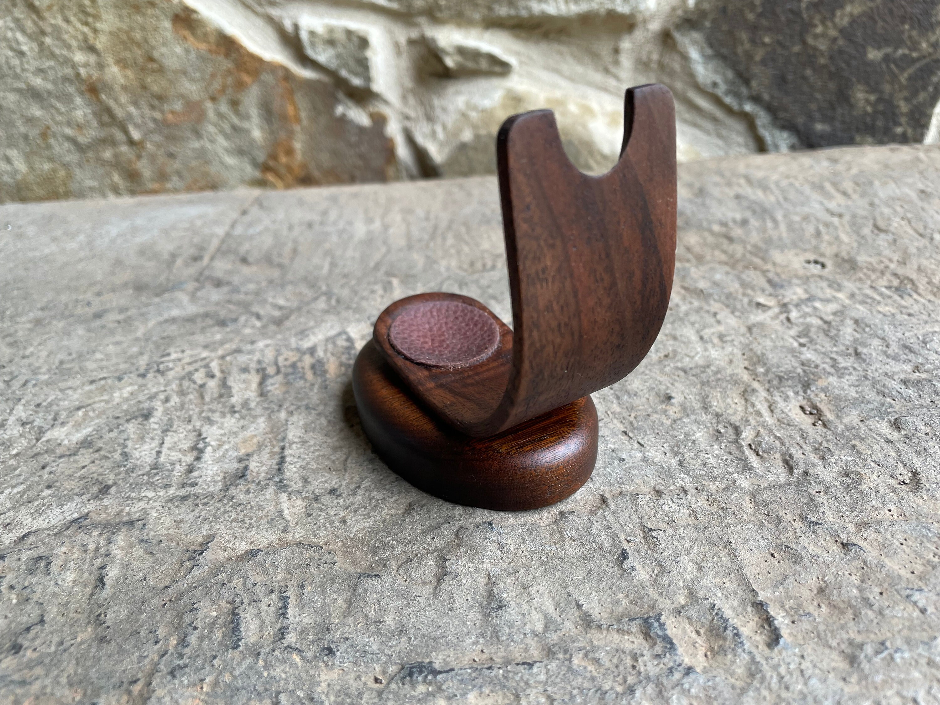 Wooden Pipe Stand/ Pipe Display/ Handmade Walnut & Ipe Wood - Etsy
