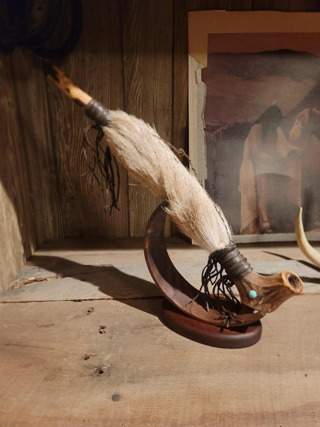 Custom Wooden Pipe Stand/made to Order Pipe Display/ Handmade Pipe ...