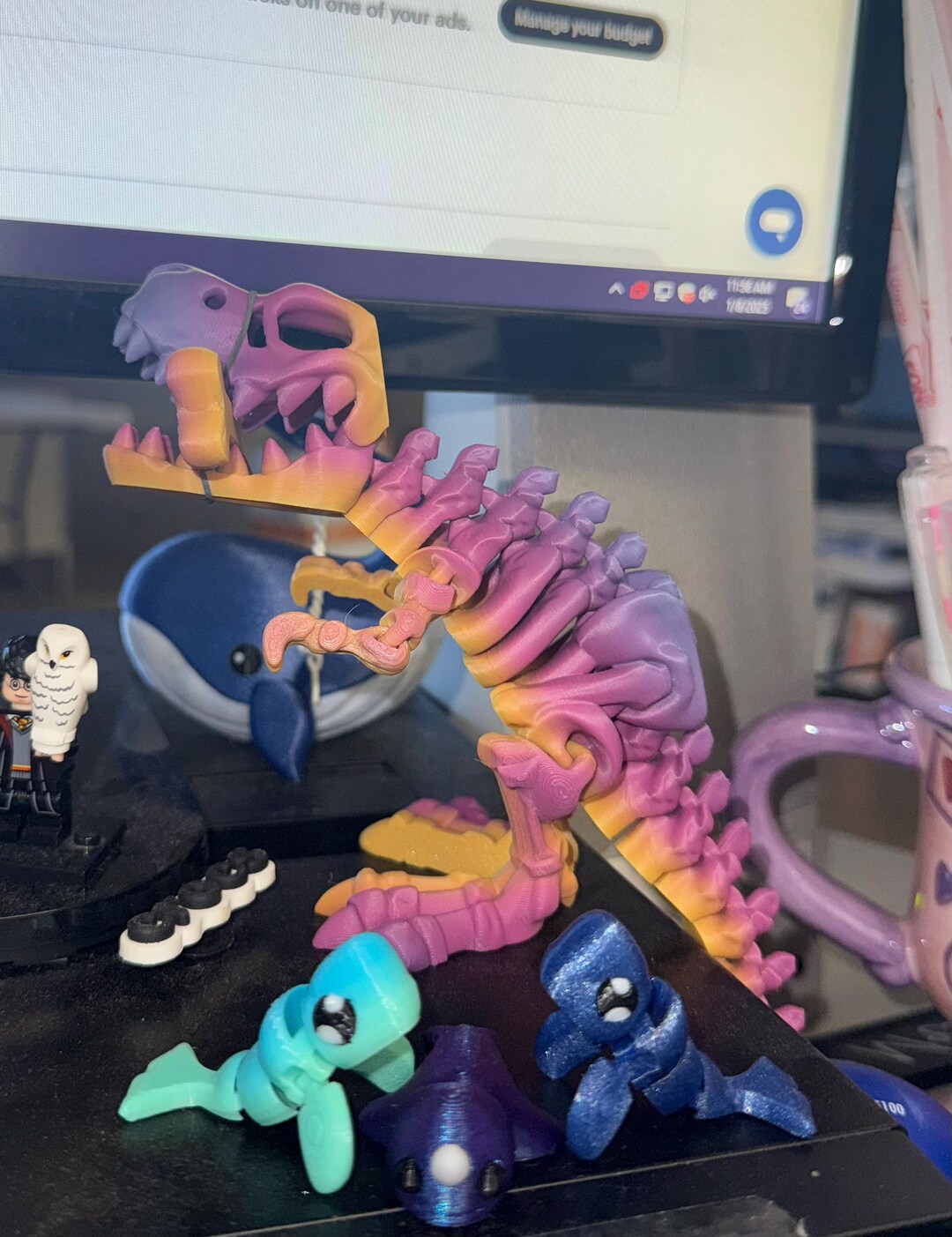 T-rex: Dinosaur Desk Buddy - Etsy
