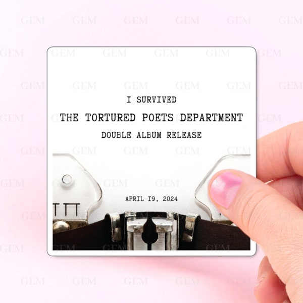 The Tortured Poets Department Laptop Stickers - Etsy