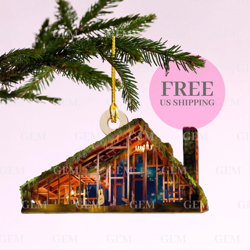 Cabin Ornament - Etsy