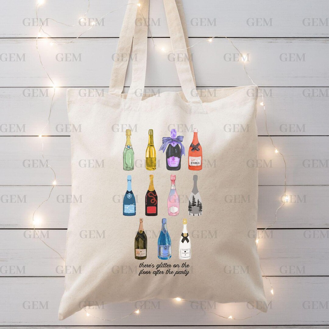 Champagne Eras Tote Bag | There's Glitter on the Floor After the Party ...