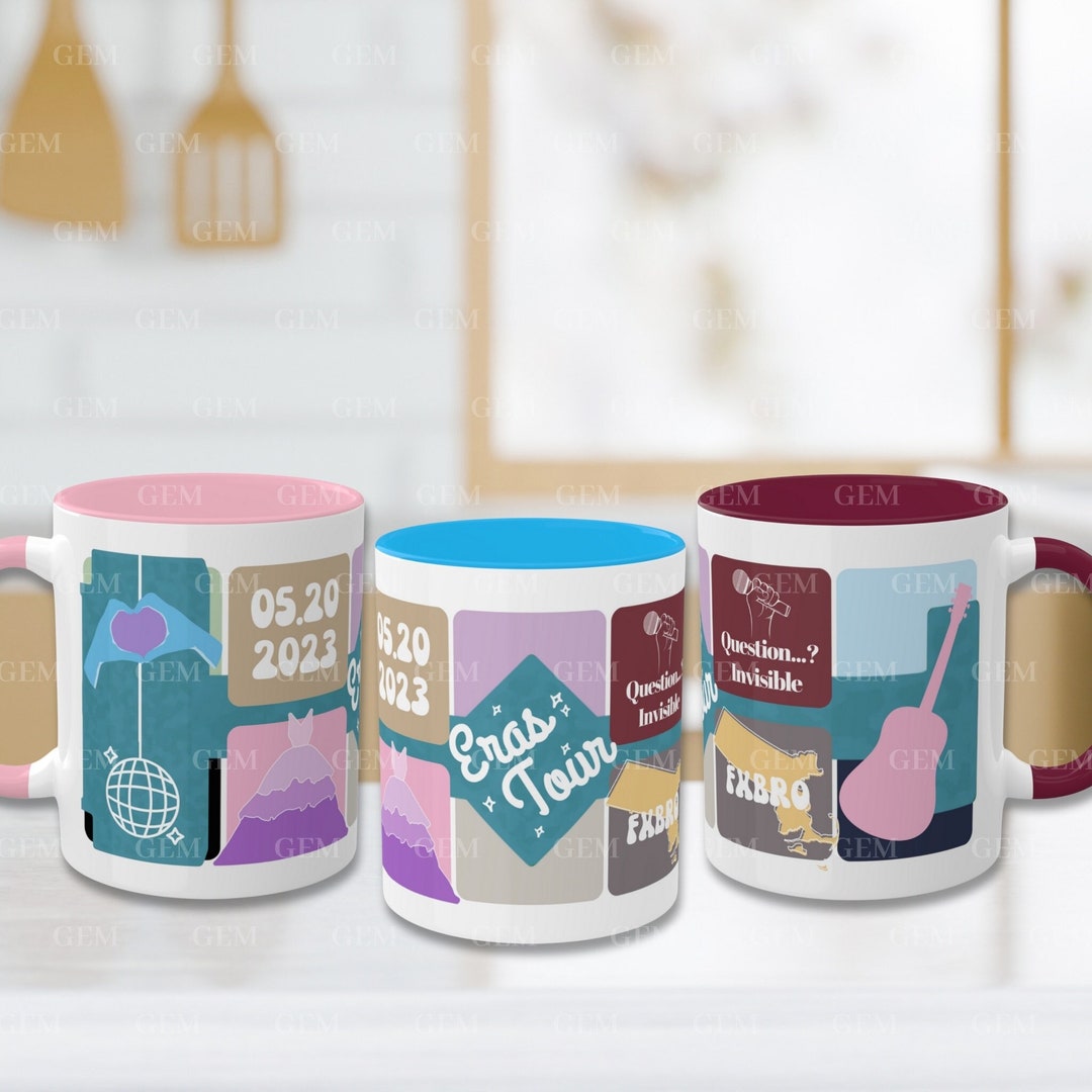 Personalized Eras Tour Mug | Custom Eras Tour Mug With Surprise Songs ...