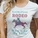 Not My First Rodeo, Rodeo Cowgirl, Rodeo Woman Gift, Cowgirl Shirt ...