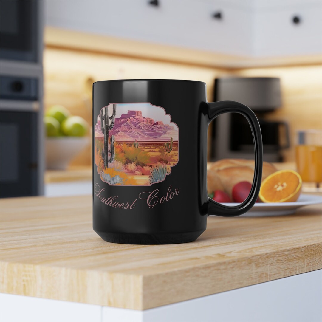Southwest Color Mug 15oz, Western Mug, Southwest Design, Beautiful ...