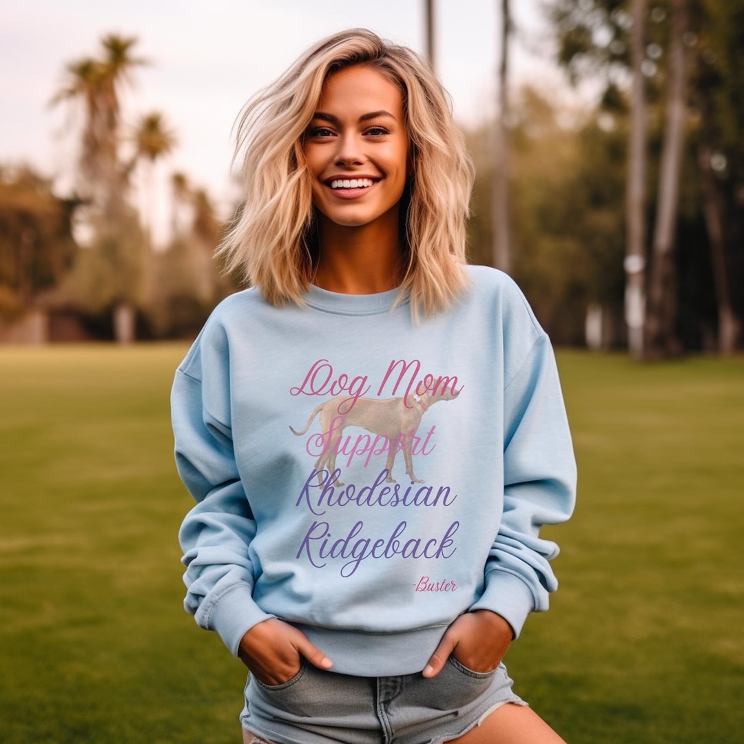 Personalized Rhodesian Ridgeback Sweatshirt,custom Dog Photo Shirt ...