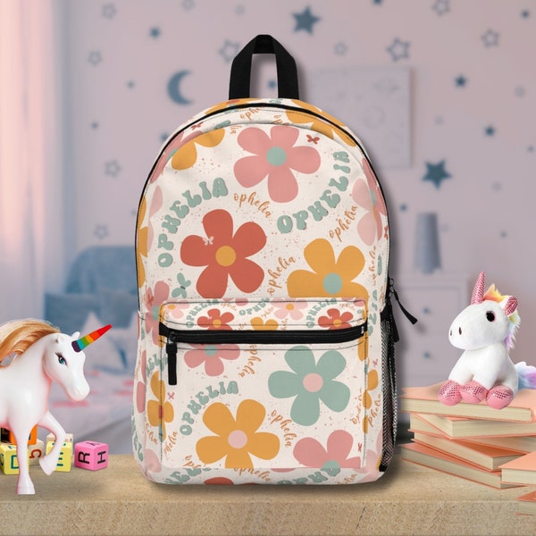 Floral Backpack - Etsy