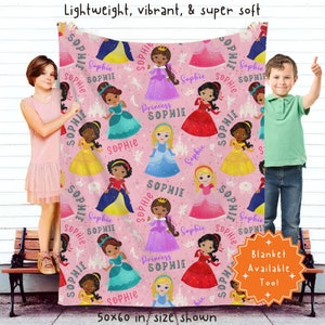 Personalized Princess Backpack With Name, Custom Princess Backpack ...