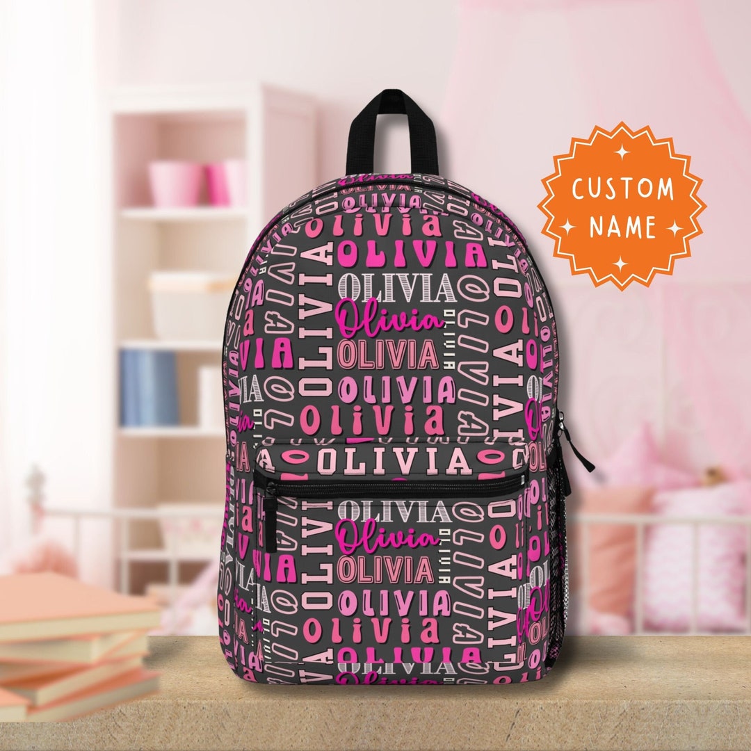 Personalized Name Backpack, Custom Backpack for Girls Boys Kids ...
