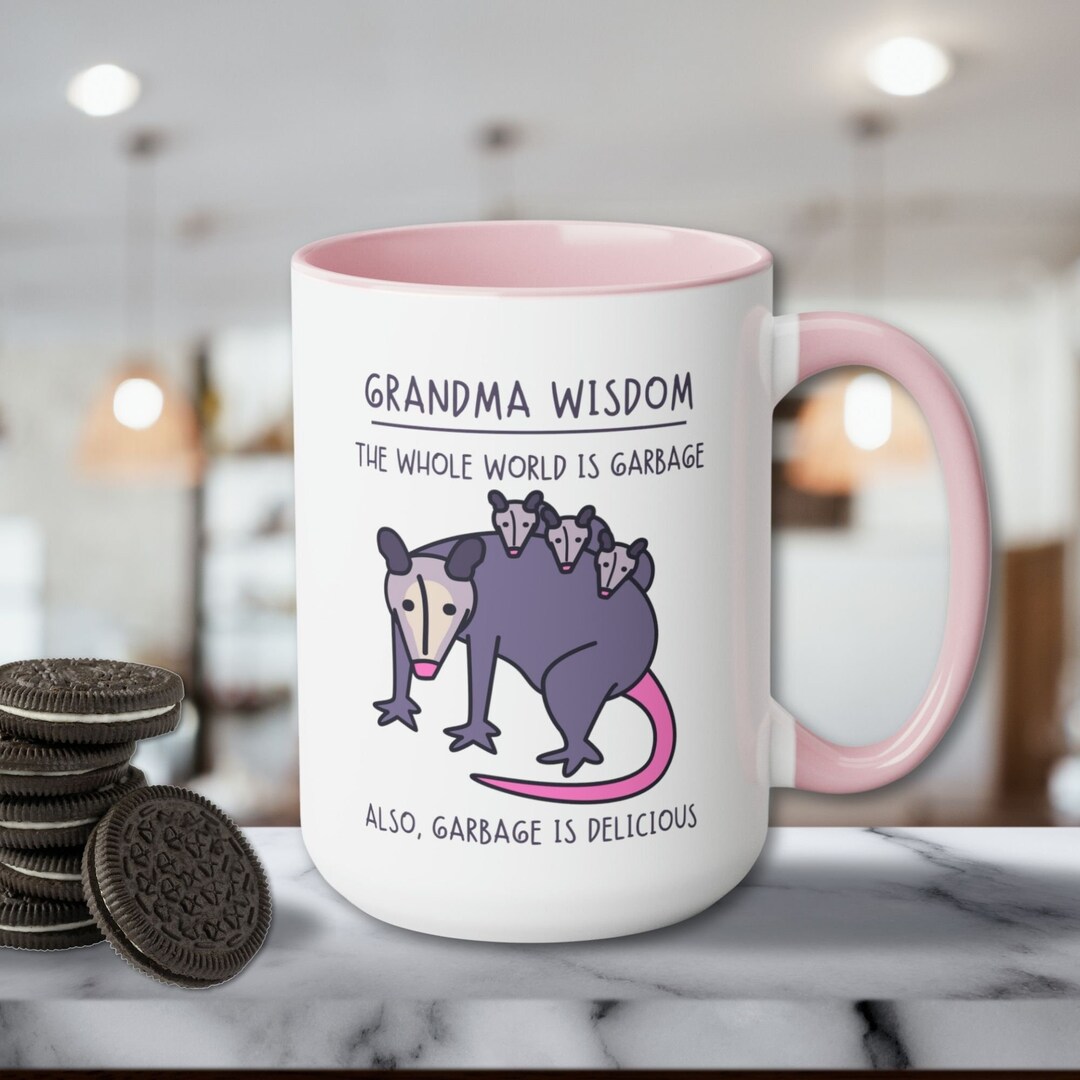 Funny Grandma Possum Mug, Christmas Gift for Grandma, Funny Mother's ...