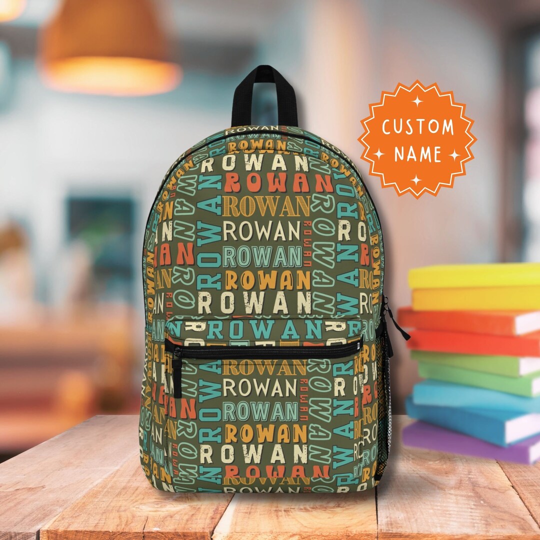 Personalized Name Backpack, Custom Backpack for Girls Boys Kids ...