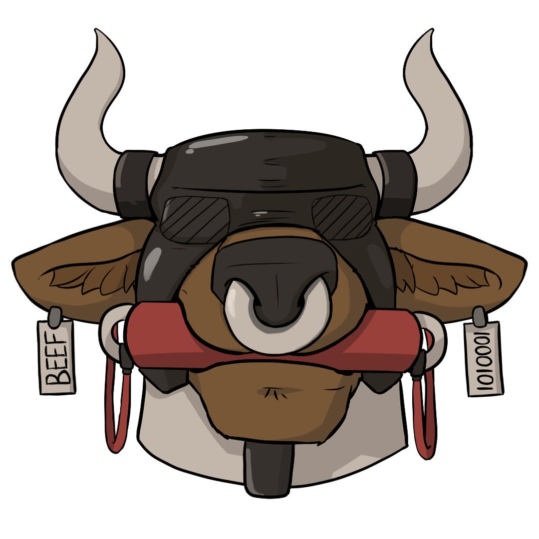 Bull Hood Sticker - Etsy