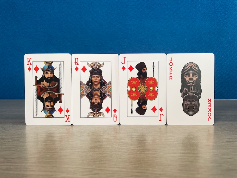 The Persian Empire Playing Cards 100% All Plastic - Etsy