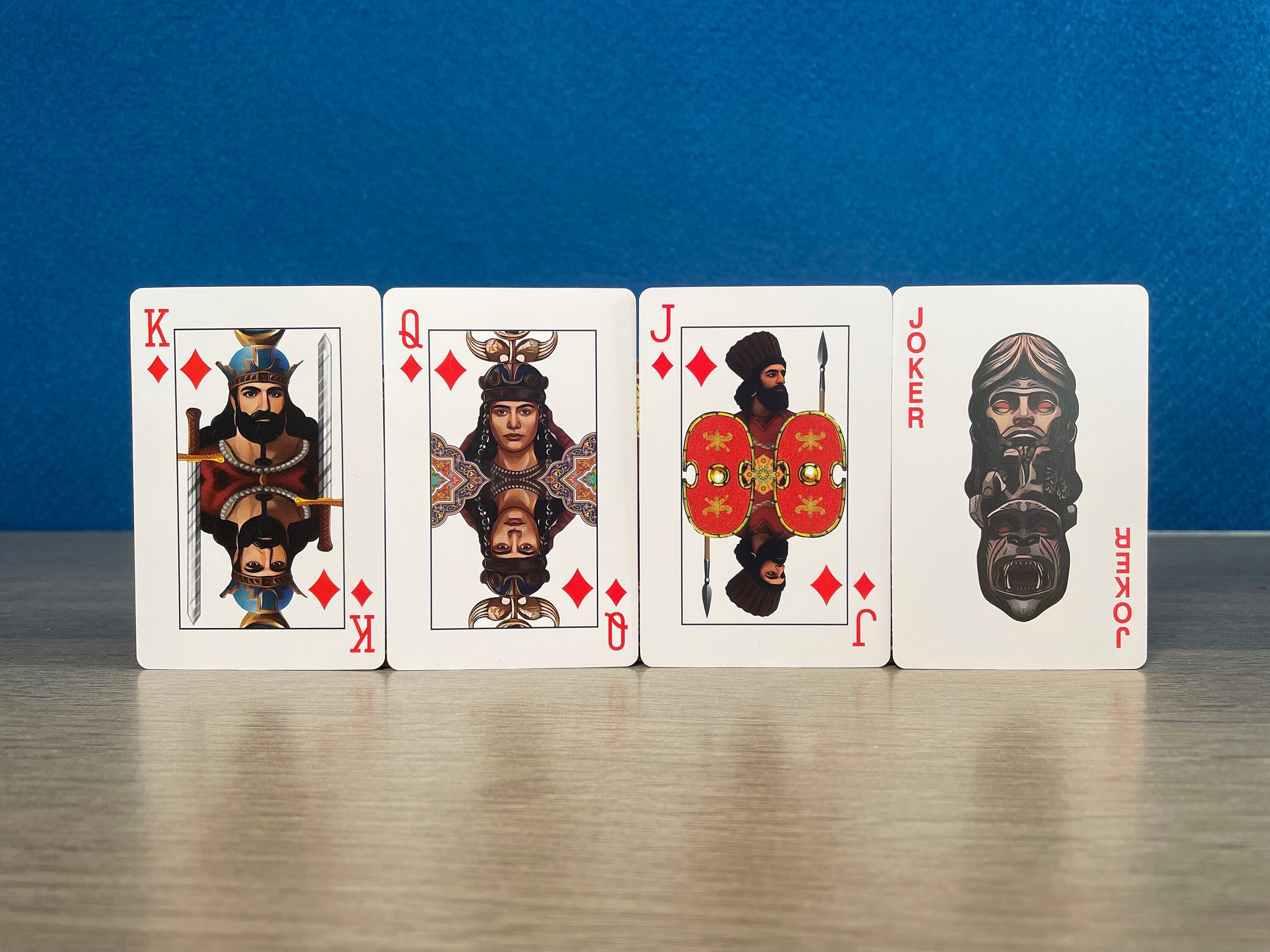 The Persian Empire Playing Cards 100% All Plastic - Etsy
