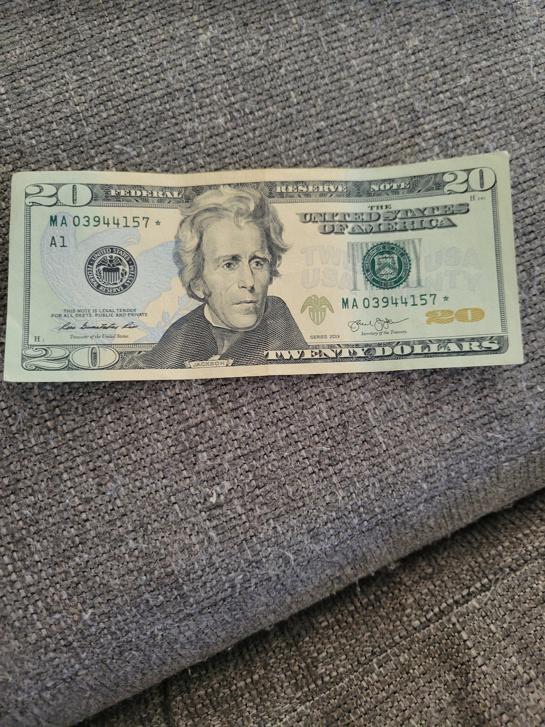 2013 20 Dollar Star Note - Etsy