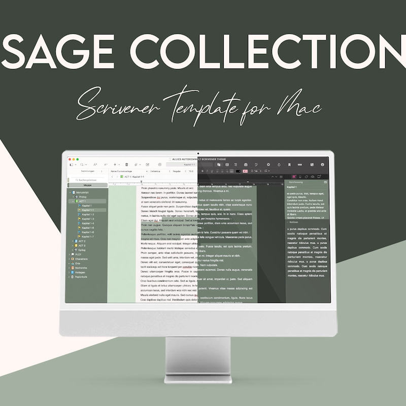 Scrivener Themes - Etsy