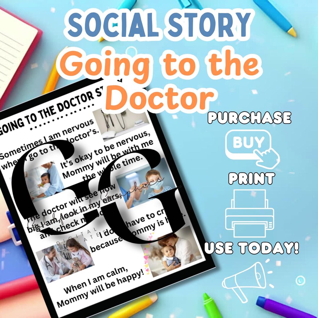Social Story - Going to the Doctor, Printable, Social Story for ...