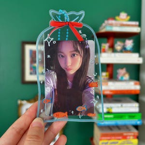 Goldfish Photo Card Holder | Acrylic Pc Keychain - Etsy