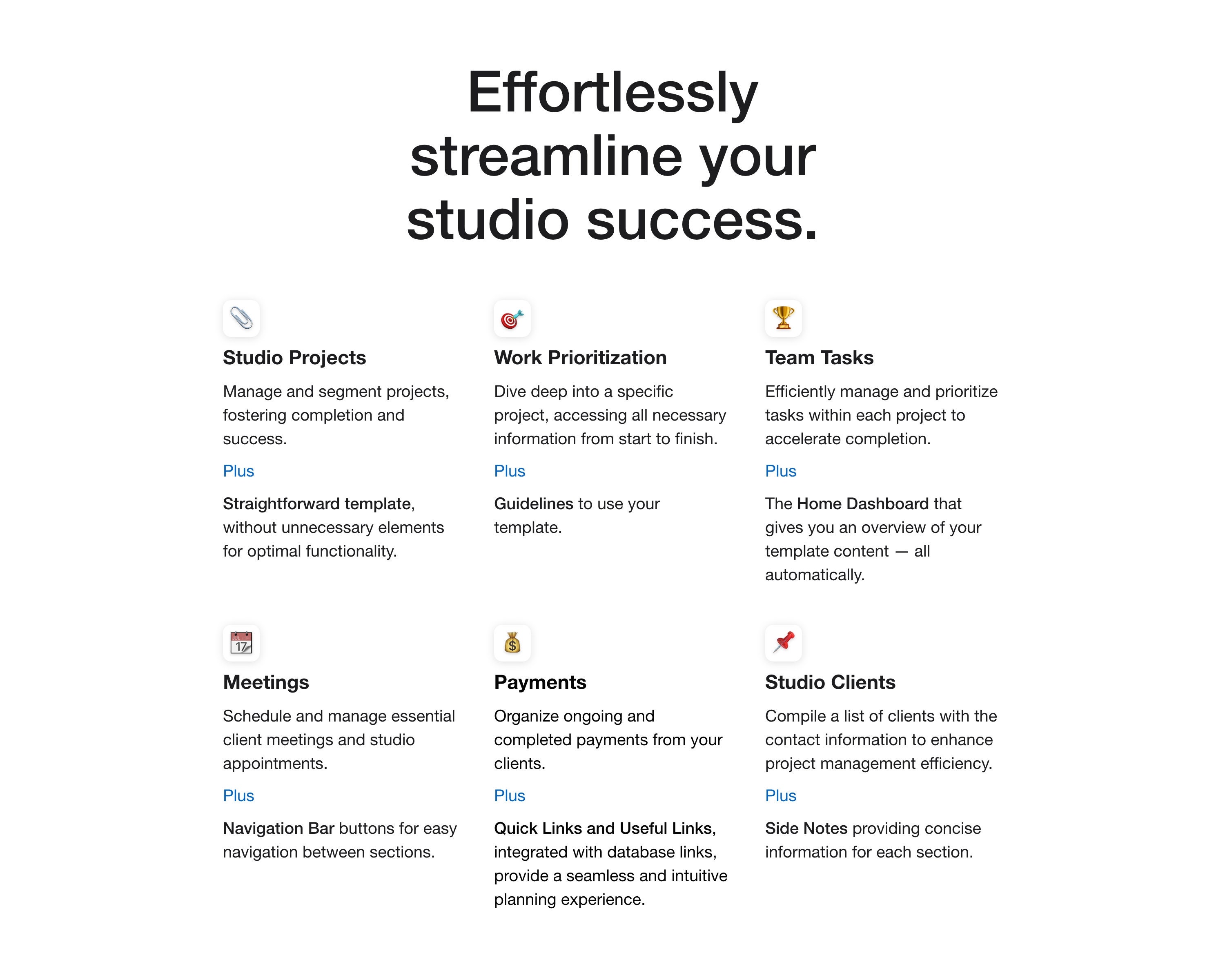 Notion Template Architect Studio Organizer, Ultimate Studio Manager ...