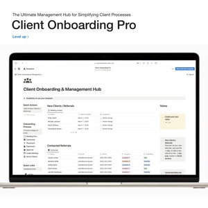 Notion Template Client Onboarding Pro, Management & Client Hub, Notion ...