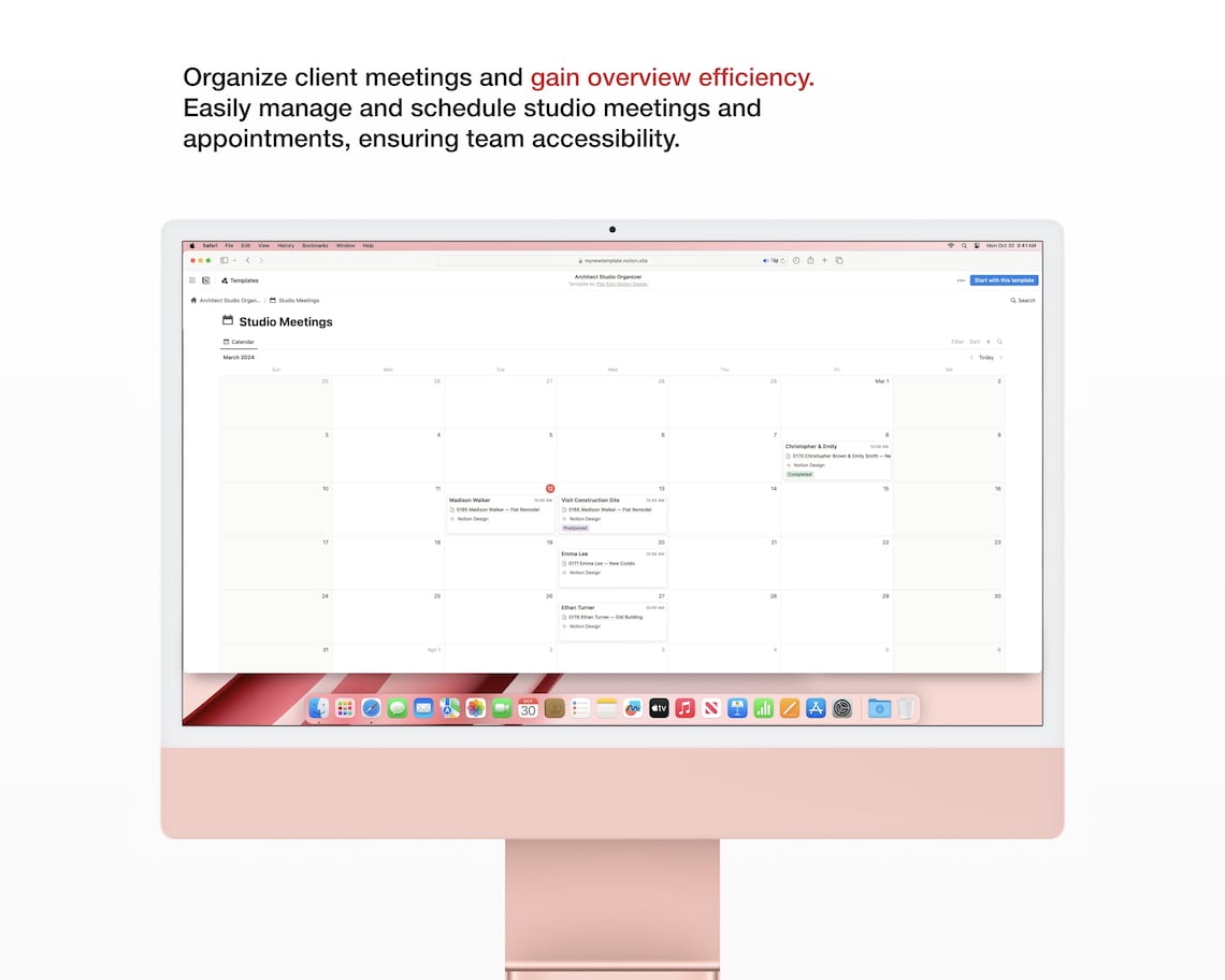 Notion Template Architect Studio Organizer, Ultimate Studio Manager ...