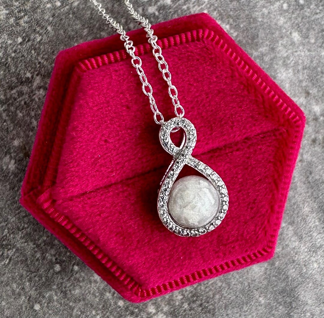 Infinity Breastmilk Necklace - Sterling Silver (NOT A DIY KIT ...