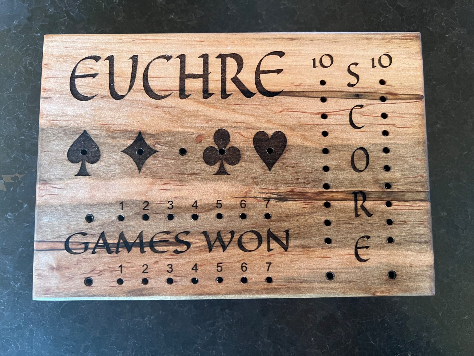 Euchre Counter and Card Box, CNC, Lightburn and SVG Files. Create an ...