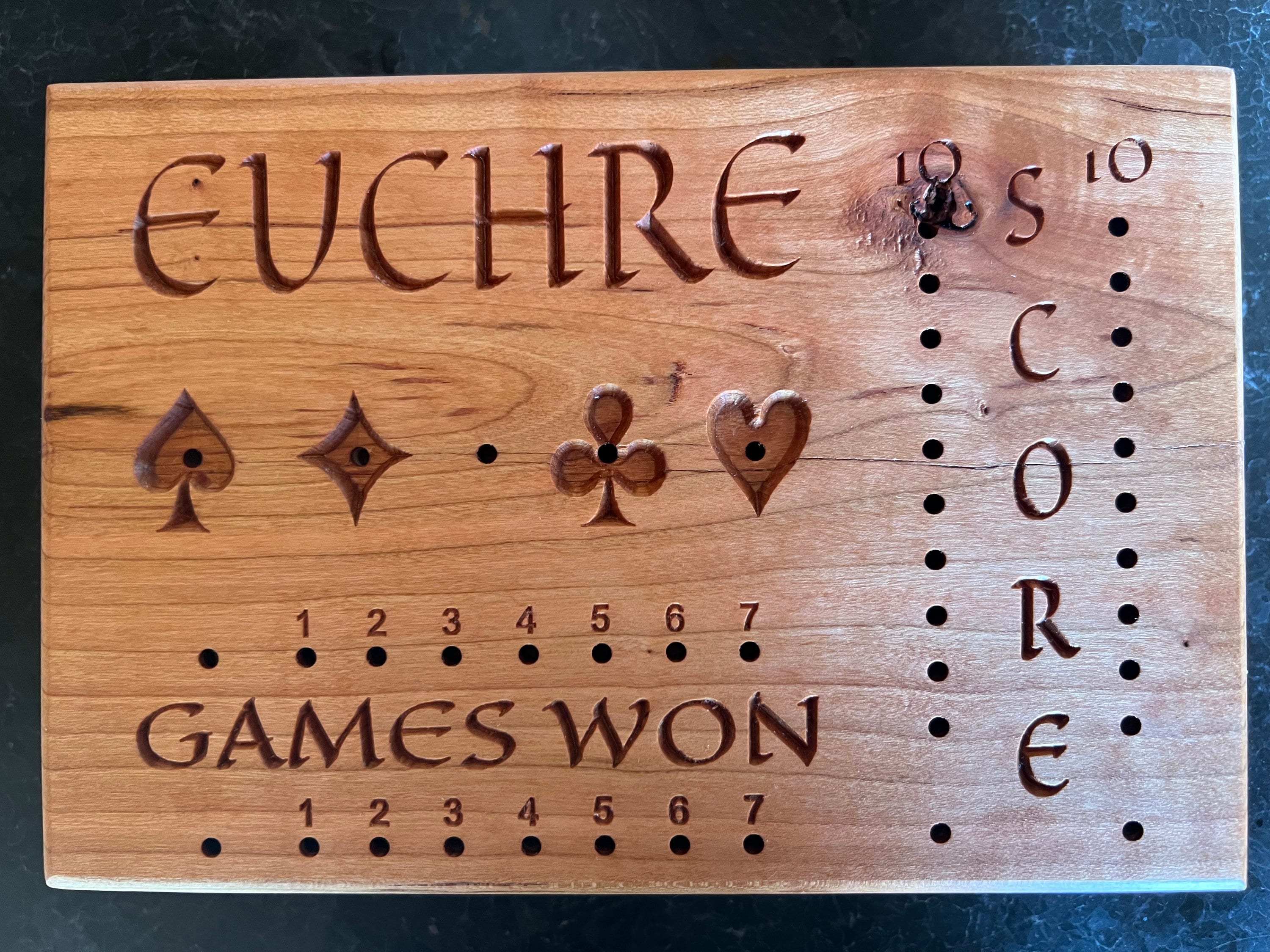 Euchre Counter and Card Box, CNC, Lightburn and SVG Files. Create an Elegant Box to Hold Cards ...