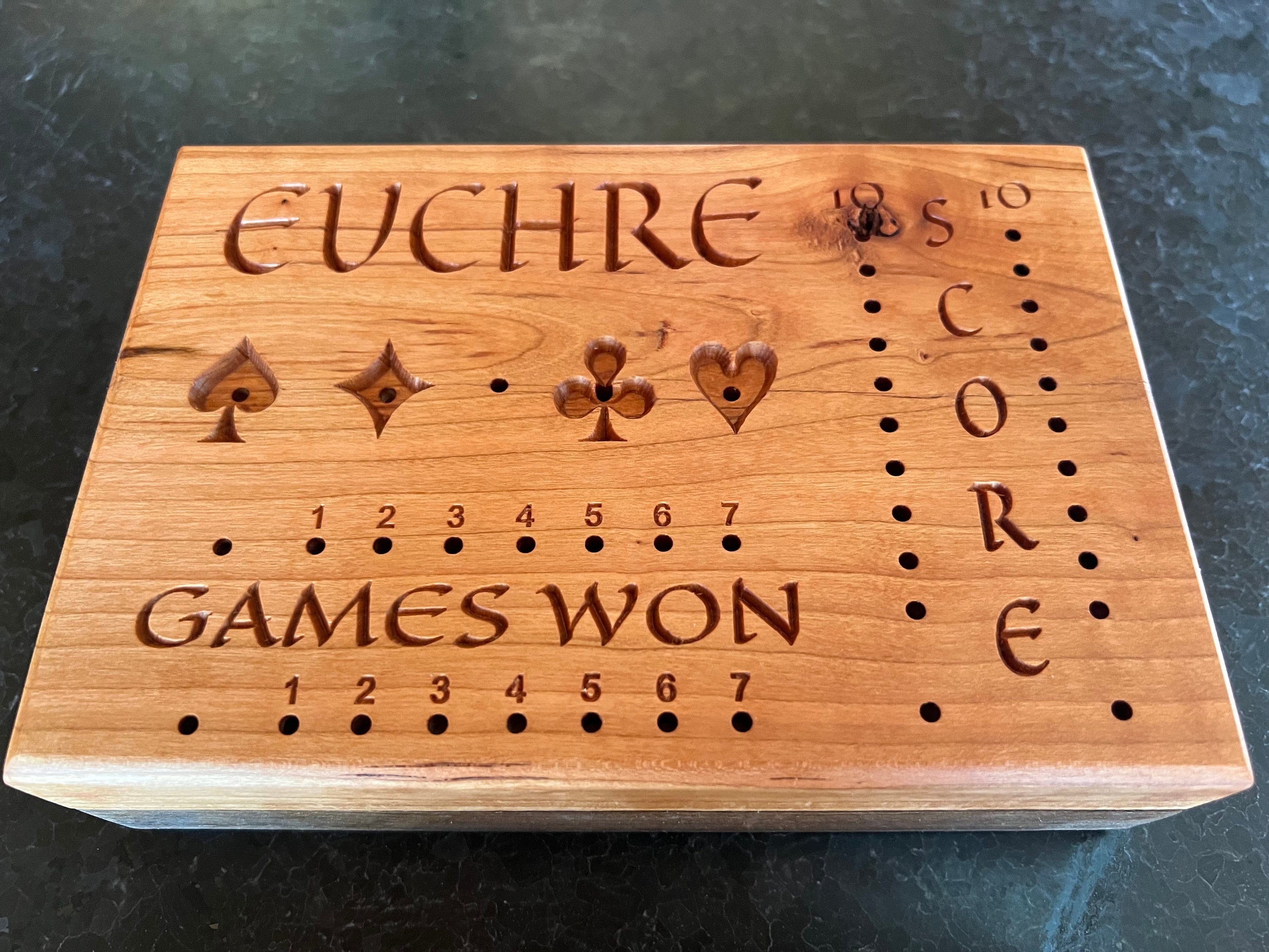 Euchre Counter and Card Box, CNC, Lightburn and SVG Files. Create an ...