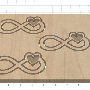 Beautiful Wooden Infinity Heart Sign or Ring Holder, Easel CNC File and ...