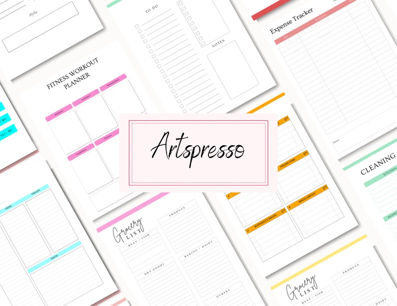 Printable Expense Planner | Expense Tracker | Expense Log | Minimalist ...