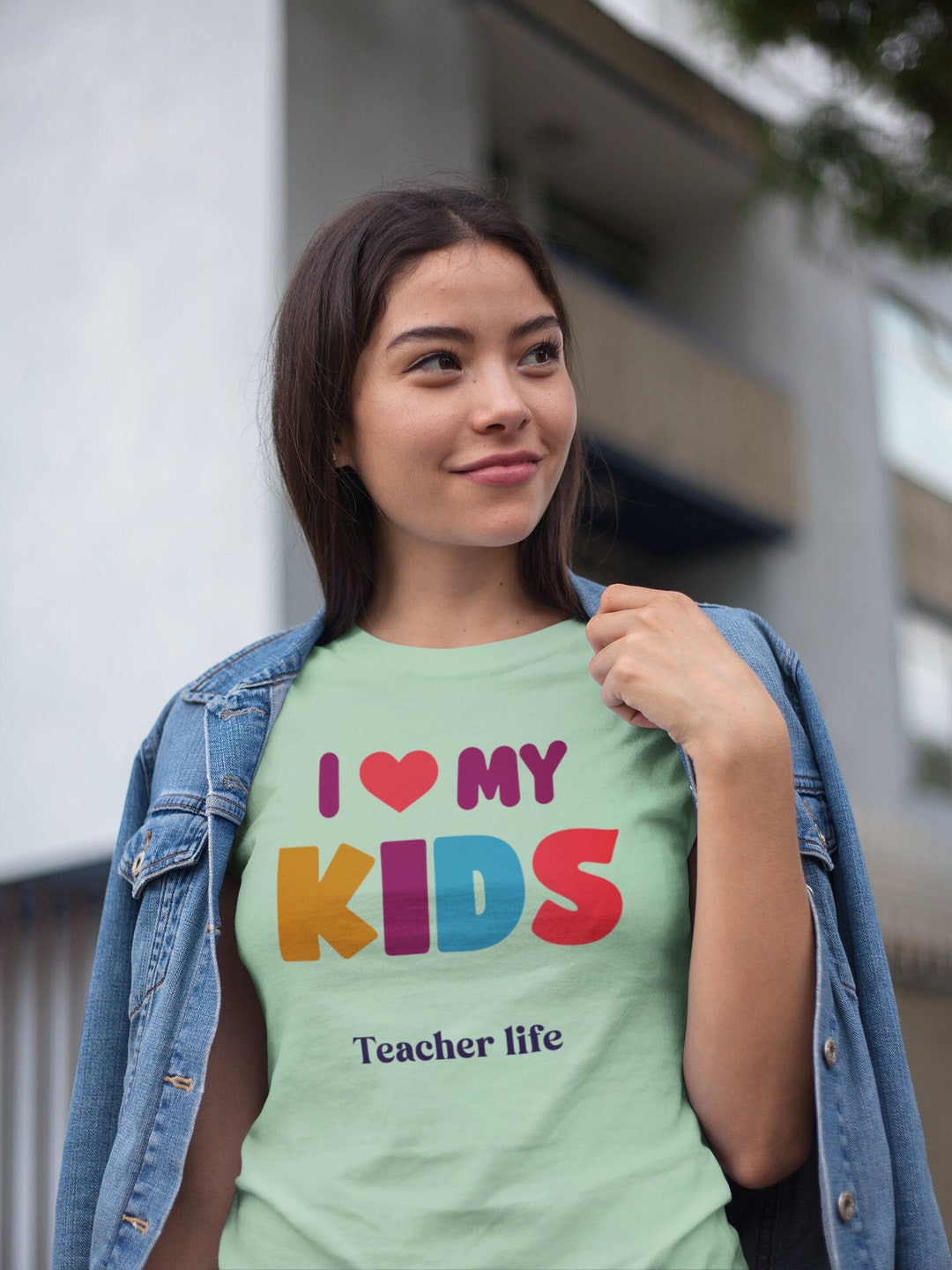 I Love My Kids - Teacher Life, Gift for Teacher, Teacher Shirt, Student ...