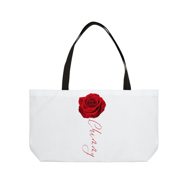 Chammy Red Rose Bag, Red Rose Flower Floral Leather Hand Bags With ...