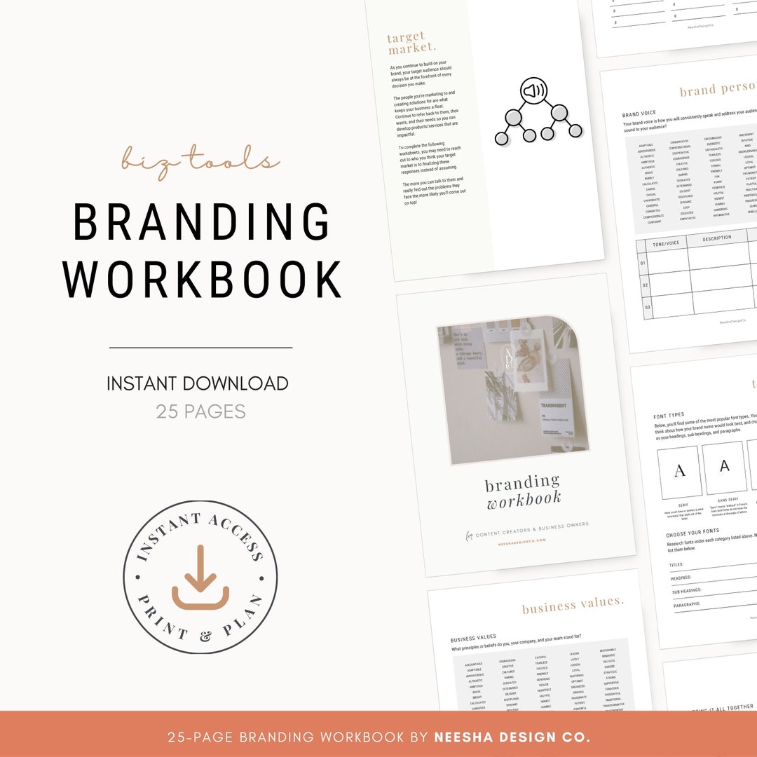 Branding Workbook | Business Tools | Marketing & Brand Strategy ...