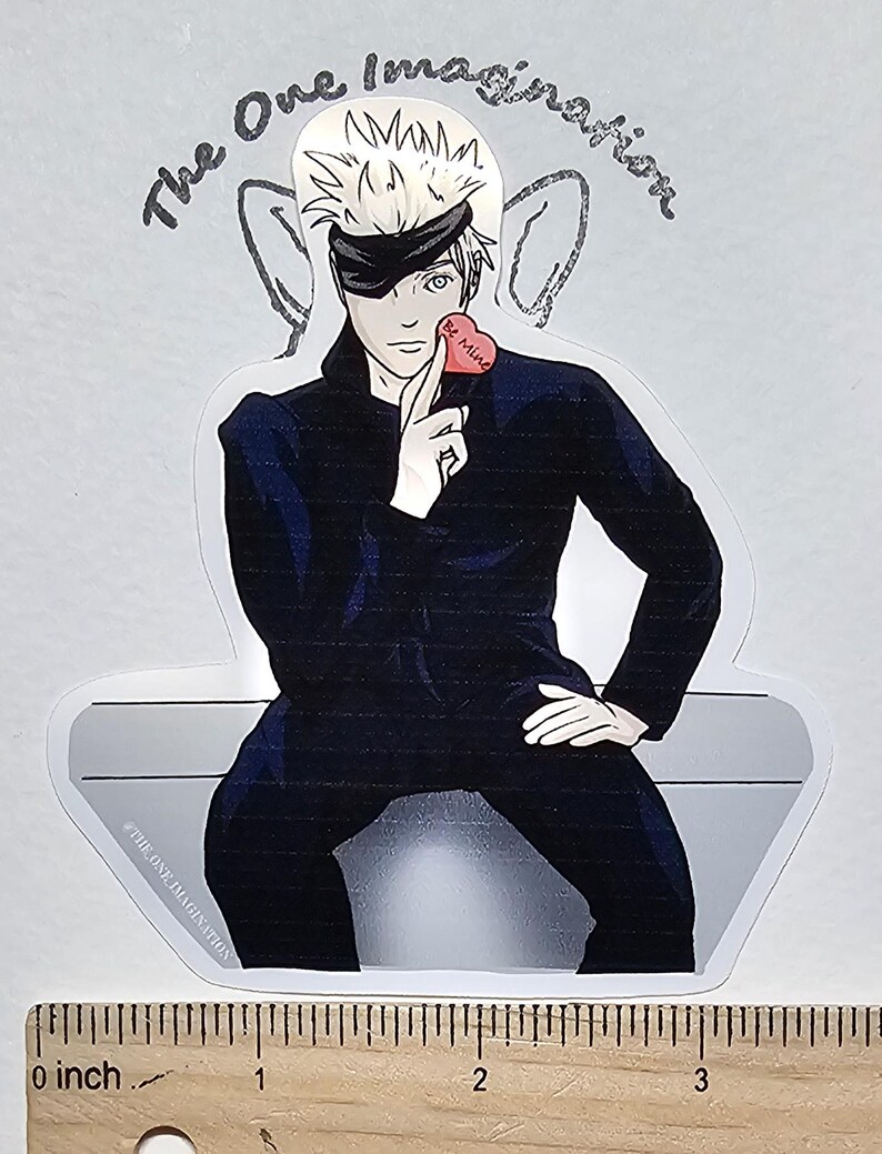 Gojo Satoru Valentine's Day Sticker - Etsy